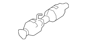 2009 Dodge Ram 3500 Catalytic Converter 68035061AB | TascaParts.com