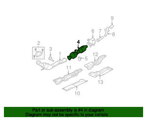 2007-2009 Dodge Catalytic Converter 68035060AC | TascaParts.com