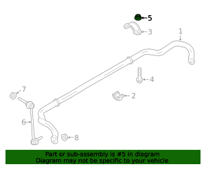 2020-2021 Porsche Stabilizer Bar Nut PAF-912-679 | Sunset Porsche Parts