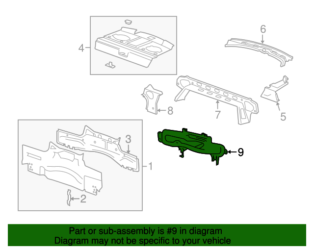 2014-2015 Chevrolet Camaro Bracket 22842050 | GMPartsNow