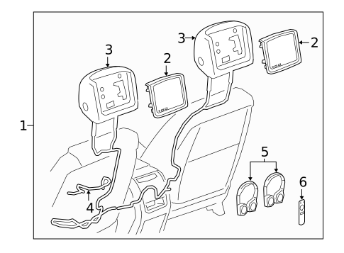 Entertainment System Components for 2022 Cadillac XT6 | GMPartsDirect.com