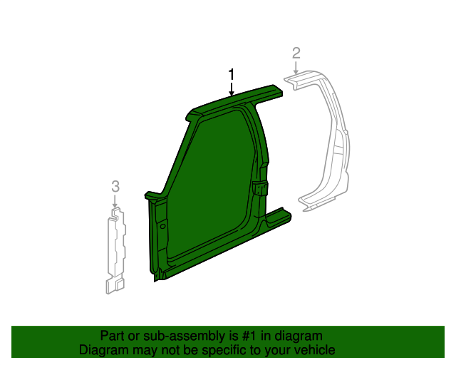 2001-2004 GM Uniside 12479889 | Auto Parts Express