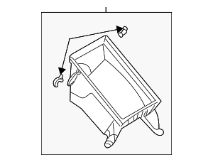 46051AE000 - Air Inlet Case - 2001-2008 Subaru | World OEM Parts Subaru