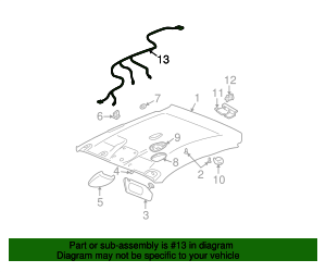 1999-2005 GM Harness Assembly-Dm Lp Wrg 15374583 | GMPartsDirect.com
