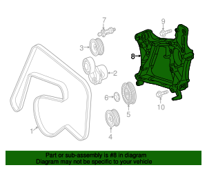 651-201-20-09 - Support Bracket 2014-2016 Mercedes-Benz | Mercedes-Benz ...