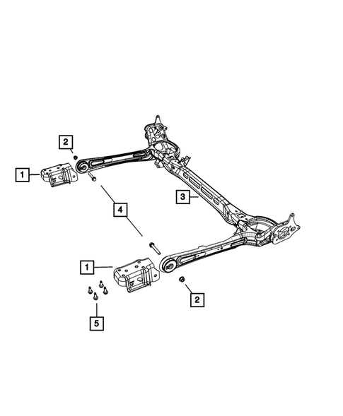 Rear Axle Assembly for 2010 Dodge Grand Caravan | Mopar Sales Direct