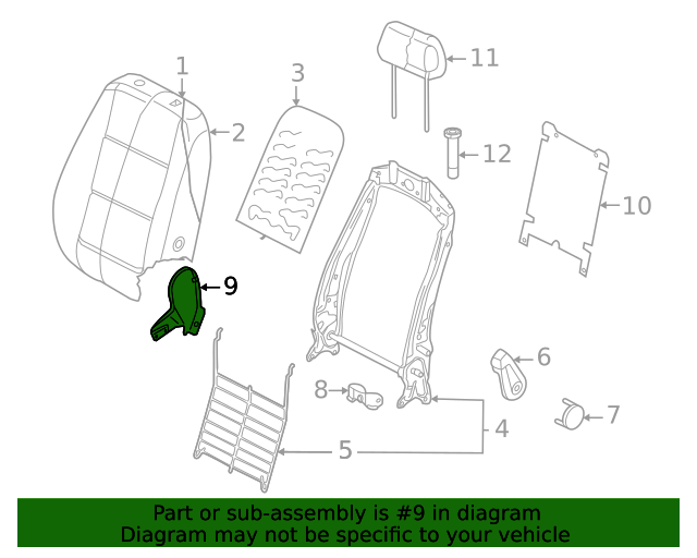 2022-2023 Volkswagen Taos End Cap 2GJ-881-479-82V | QuirkParts