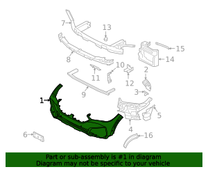 51118081945 - 2020-2023 BMW X6 Bumper Cover (51-11-8-081-945) | Parts ...