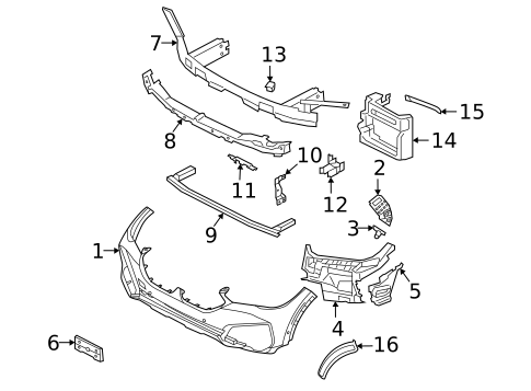 Bumper & Components - Front for 2020 BMW X6 | getBMWparts