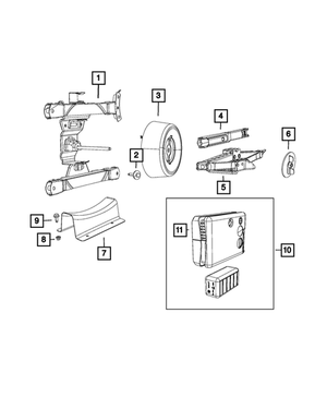 2002-2025 Mopar Hex Head Bolt And Washer 6104386AA | Mopar eStore