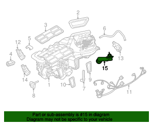 2010-2011 Porsche Panamera Drain Hose 970-573-793-01 | Porsche Marin