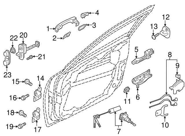 2018-2023 Kia Stinger Cover - Driver's Side (LH) 82652-J5000 ...