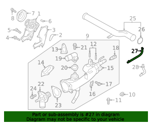 97312-C6000 - HVAC Heater Hose 2019-2020 Kia Sorento | Kia.Parts Store