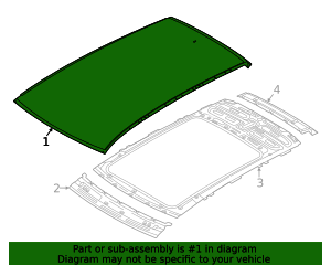 2022-2024 Genesis Roof Panel 67111-AR050 | OEM Parts Online