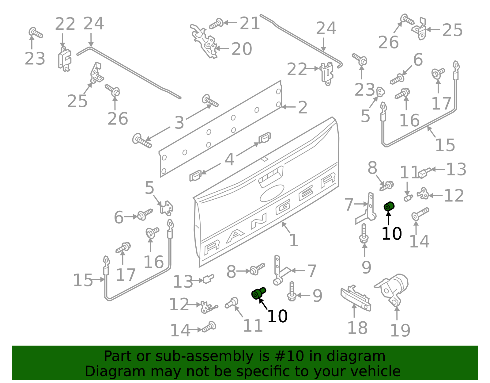 2019-2023 Ford Ranger Insert JB3Z-21430B22-A | OEM Parts Online