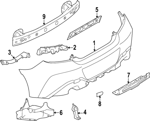 Bumper & Components - Rear for 2022 Toyota GR86 | Toyota Parts Center