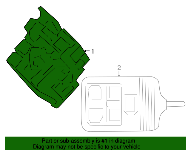 2007-2014 Ford Module - Door Lock And Alarm BL1Z-15604-B | OEM Parts Online