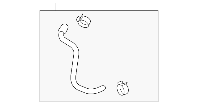 2017-2020 Hyundai Elantra Overflow Hose 25450-F3360 | OEM Parts Quick