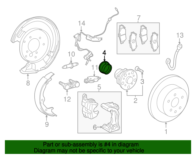 2013-2024 Lexus Dust Seal 42451-30040 | OEM Parts Online