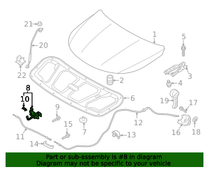 81130-R5000 - Latch 2021-2023 Kia Sorento | Kia.Parts Store