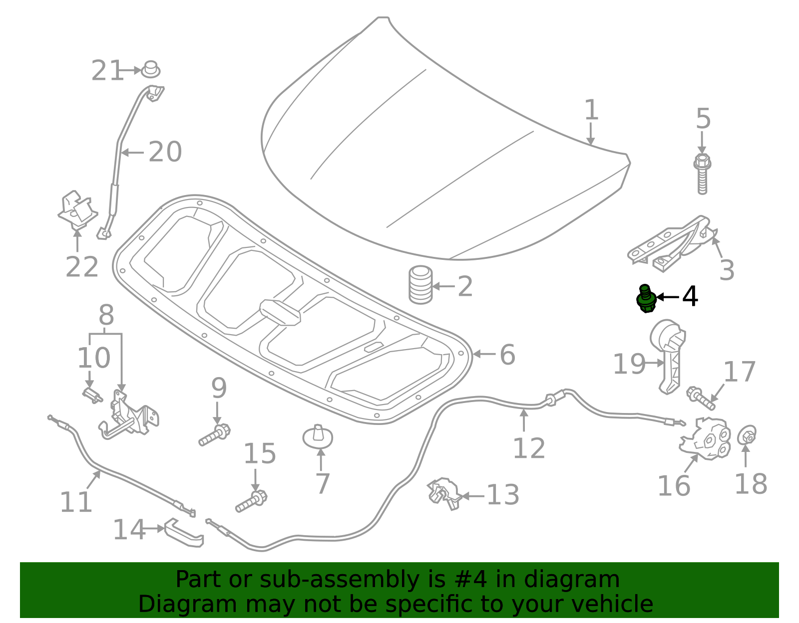 79152-22000 - Hinge Mount Bolt 2009-2025 Kia | Kia.Parts Store