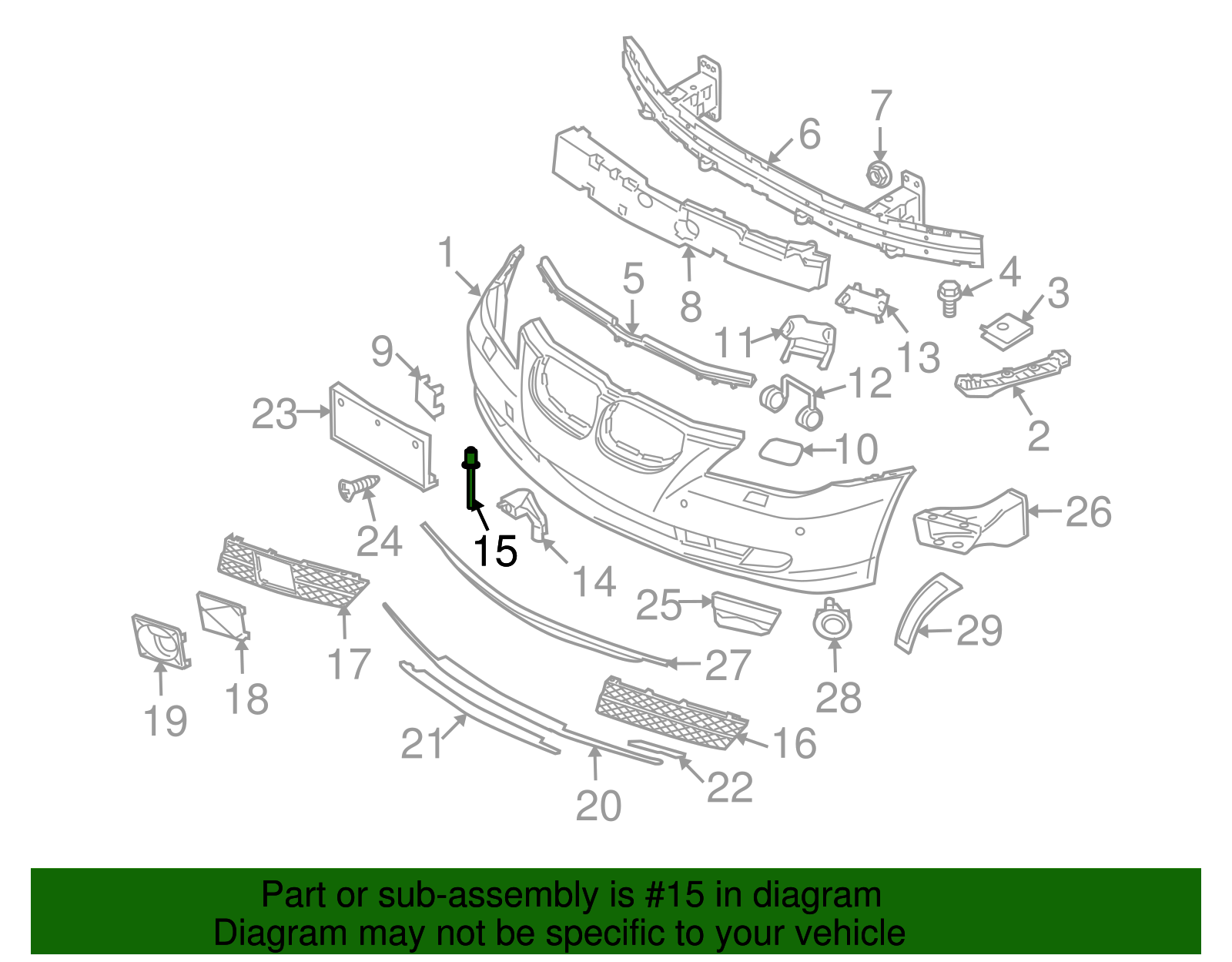 Genuine BMW 07-14-7-191-115 | Bracket Rivet | FREE Shipping on Most ...