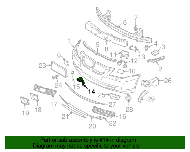 Genuine BMW 51-11-7-179-799 | Bracket | FREE Shipping on Most Orders ...