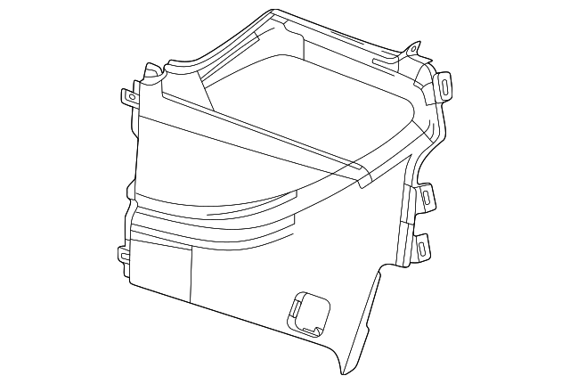 84615536 - Beige Front Passenger Side Floor Console Rear Side Trim ...