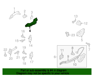 2014-2016 Kia Optima Handle Base 83655-2T001 | TascaParts.com