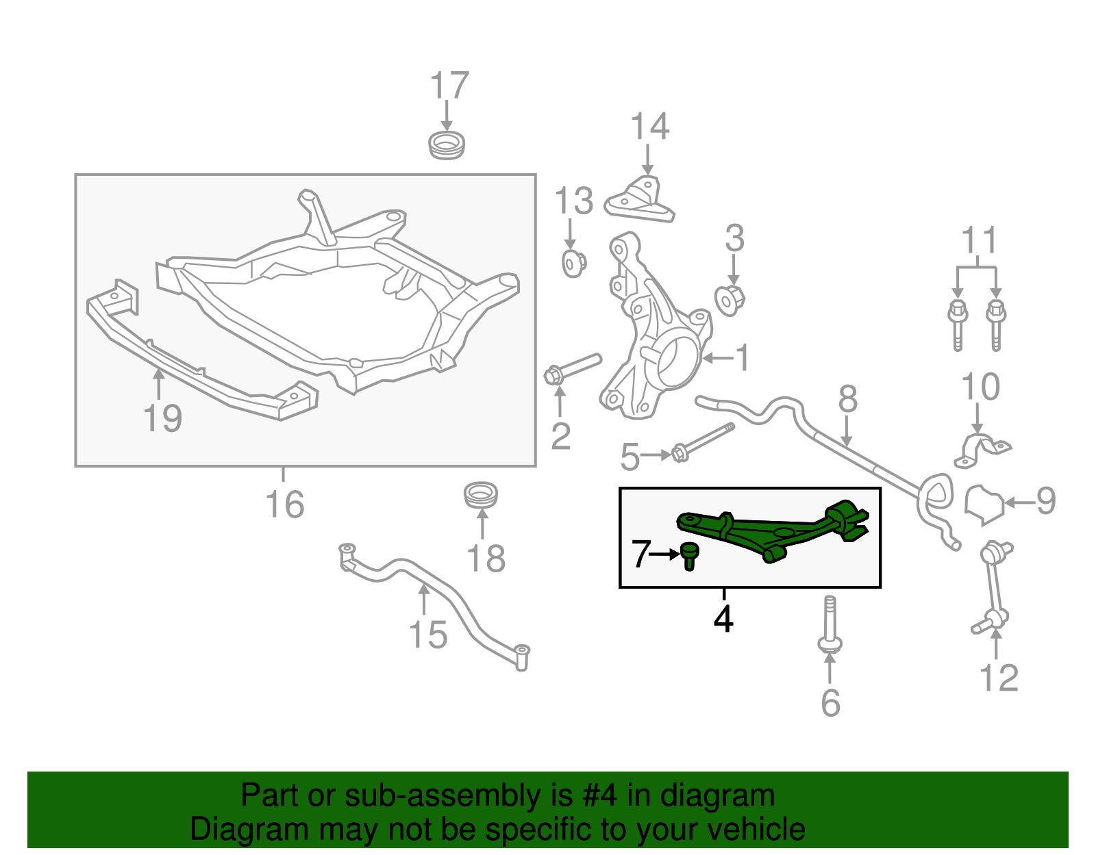 Genuine OEM Ford Part - Motorcraft™ Lower Control Arm MCSOE-95 ...