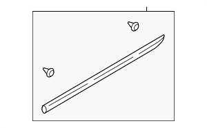 2005-2009 Subaru Lower Molding - Driver's Side (LH) 91112AG29ANN ...