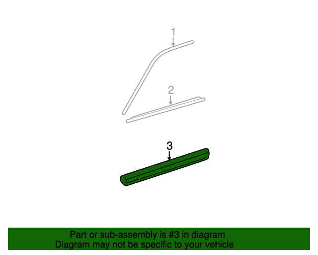 75732-0C901 - Body Side Molding - 2005-2007 Toyota Sequoia | Lithia ...