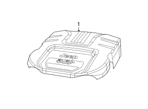 2012-2018 Jeep Engine Cover 4861821AB | TascaParts.com