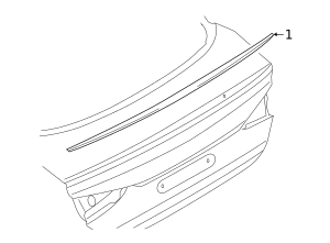 Genuine Audi 8W8-827-933-A | Spoiler | FREE Shipping on Most Orders ...