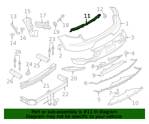 2015-2022 Porsche Macan Retaining Strip 95B-807-863-B | Sunset Porsche ...