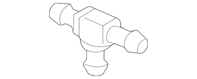 Lexus OEM Washer Hose T-Connector Part# 90075-17010 | OEM Vehicle Parts
