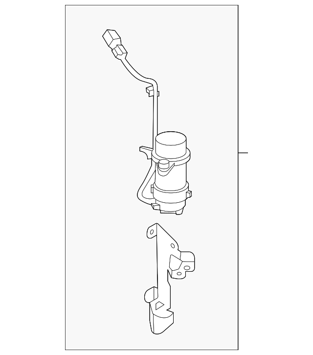 59200-Q5000 - Power Brake Booster Vacuum Pump 2021-2023 Kia Seltos ...