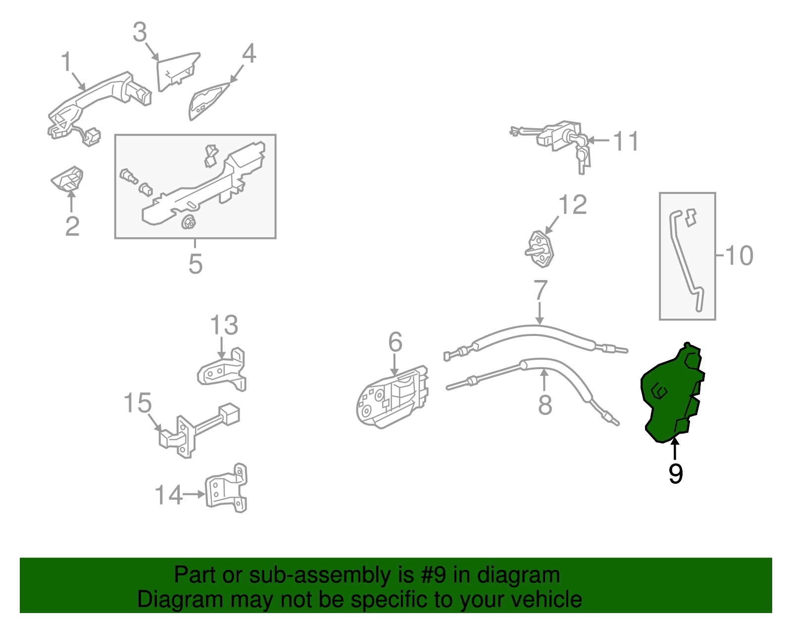2013-2022 Acura Lock Actuator 72110-T0A-A12 | OEM Parts Online