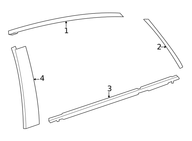 75764-62020 - Door Reveal Molding 2021-2023 Toyota Mirai | Longo Toyota ...
