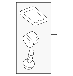 2019-2024 Toyota Antenna Assembly Housing 86769-04010 | OEM Parts Online