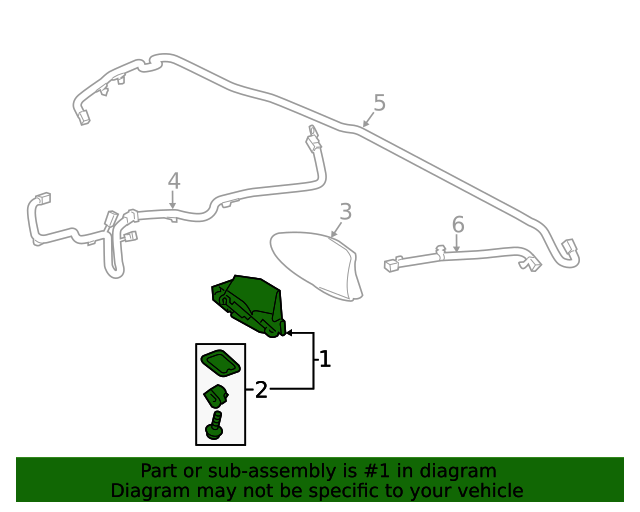 2019-2024 Toyota Radio Antenna Mast 86760-04010 | OEM Parts Online