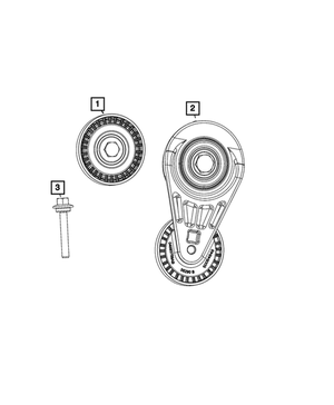 2018-2025 Mopar Idler Pulley 68382306AA | Mopar eStore