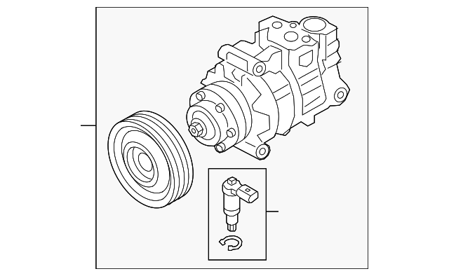 8W0-820-803-A - A/C Compressor 2017-2024 Audi | Audi Parts Store