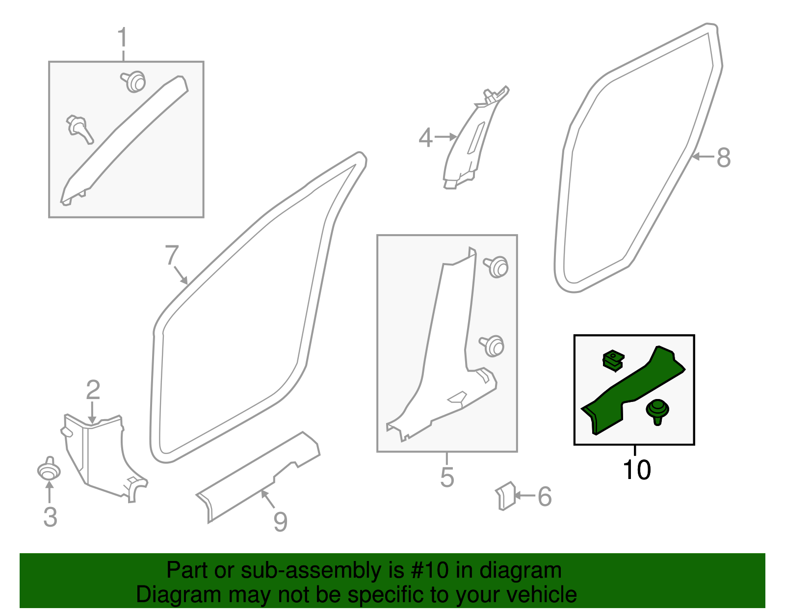 2017-2020 Nissan Rogue Rear Sill Plate 76953-7FR0A | Bill Kay Nissan Parts