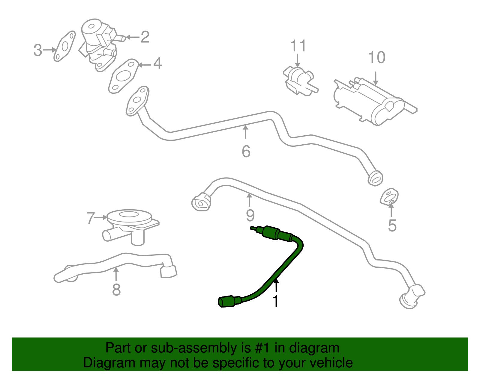 2005-2009 Land Rover Oxygen Sensor MHK500910 | OEM Parts Online