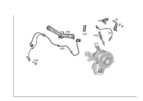 Rear Axle Wiring for 2016 Mercedes-Benz GLE 400 | Mercedes-Benz USA Parts