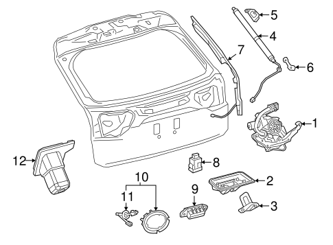Liftgate for 2018 Lexus RX350 | My L Parts