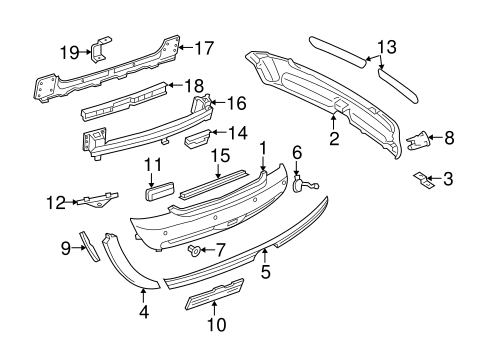 Bumper & Components - Rear for 2006 Mini Cooper | Mini Parts Direct