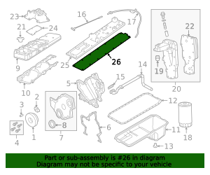 2003-2024 Mopar Gasket 05086829-AA | Mopar Parts Canada