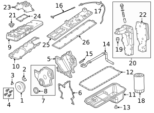 2003-2024 Mopar Gasket 05086829-AA | Mopar Parts Canada